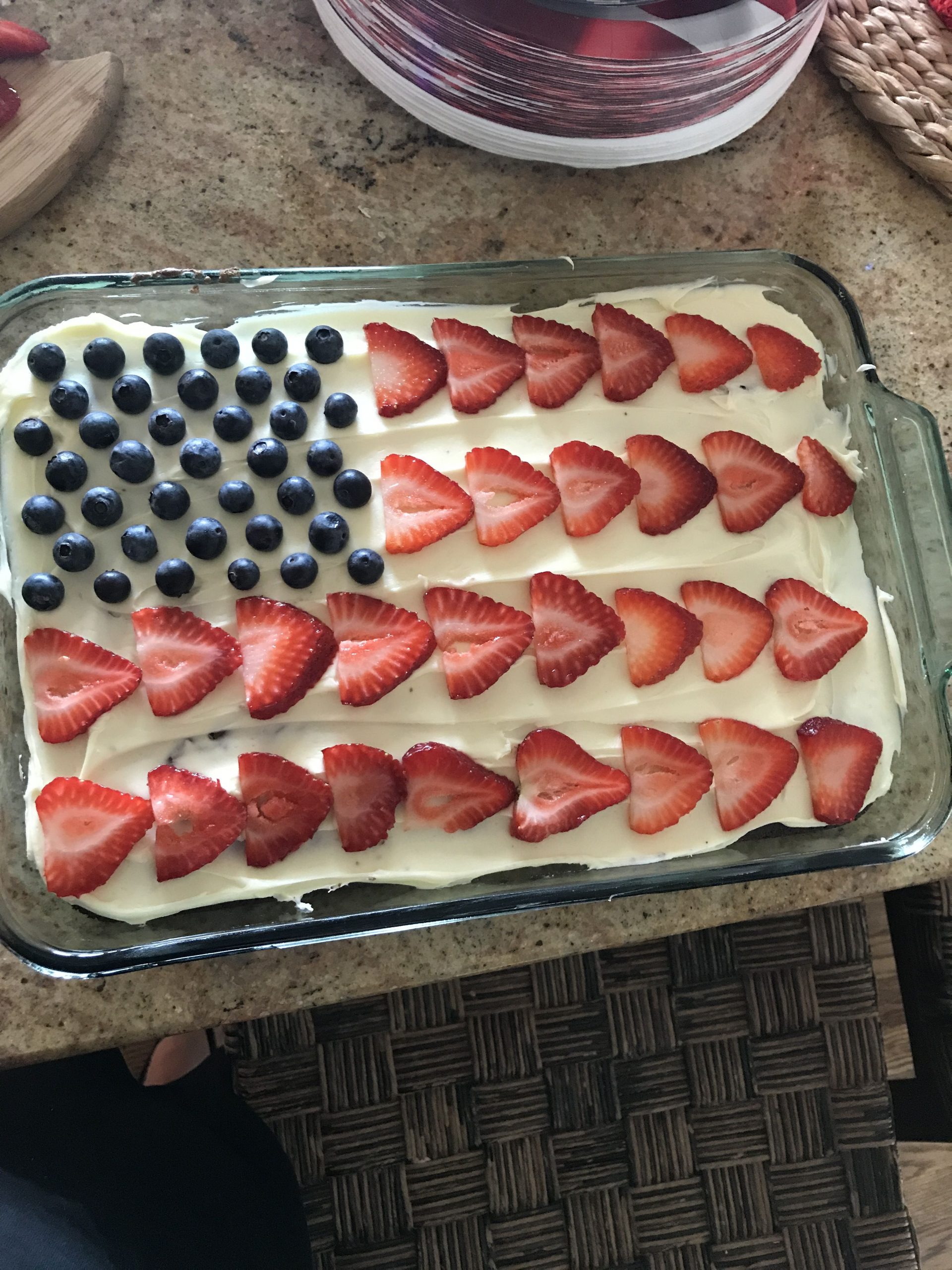 American Flag Brownies - Homemaking Happily